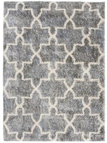 Kusový koberec shaggy Metin šedý 80x150cm