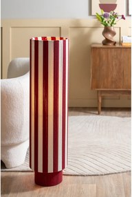 Červená/bílá provazová stojací lampa (výška 106 cm) Vienna Stripes – Leitmotiv
