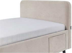 Béžová dětská postel s úložným prostorem s roštem 140x200 cm Cosy – Meise Möbel