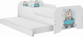Wooden Toys Dětská postel MIKI 160x80 LVÍ KRÁL s funkcí spaní