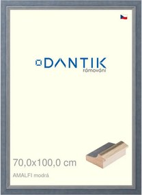 DANTIK rámeček 70x100 | AMALFI modrá (Plexi Čiré)