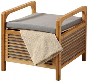 Polstrovaný bambusový stolek