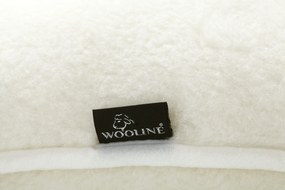 Wooline Vlněný polštář krémový 40x60 cm, kašmír