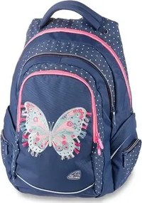 WALKER Školní batoh FAME Magic Butterfly / 32 l / polstrovaná záda / r