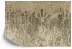Fototapeta New York City Grunge I Sepia Strukturální vinyl 104x70.5