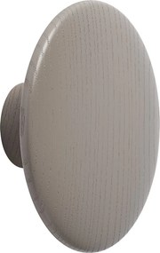 Háček na zeď Dots Wood 17 cm taupe