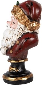 Dekorace bysta Santa - 9*8*15 cm