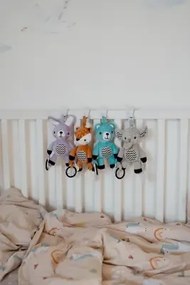 BABYTED Chrastítko Srneček / Plyš / 30 cm / závěsný klip / 0m+