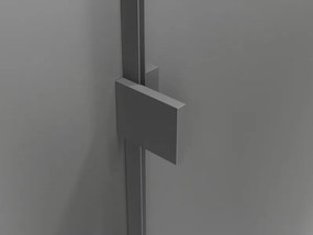 Mexen Lunar T výklopný pravý sprchový kout 140 x 90 cm, čiré sklo, grafitová, 834T-140-090-95-00-P