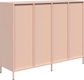Příborník růžový 135 x 39 x 103,5 cm ocel válcovaná za studena 3307174