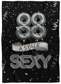 Deka Stále sexy – Černá (věk: 88, Podšití beránkem: NE)