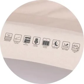 CHIPOLINO Postýlka SleepNFold 2v1 Latte / Přístavná k posteli / 6 výšk