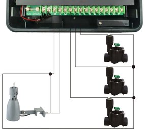 vidaXL Marketos Zahradní zavlažovací počítač
