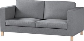 Potah na pohovku IKEA  Karlanda rozkládací, krátký barva šedá látka pletený vzor
