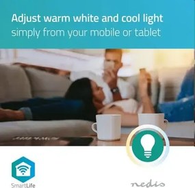 Nedis Smart LED žárovka GU10 / LED žárovka / GU10 / 330 lm / 5 W