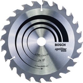 Bosch pilový kotouč Optiline Wood 190x20 24WZ Dostupné varianty: Pilový kotouč Bosch Optiline Wood 190x20 mm/24z.