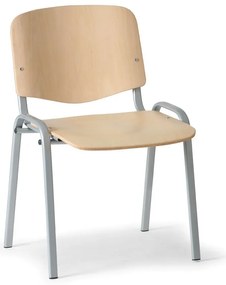 Dřevěná židle ISO - šedé nohy, buk
