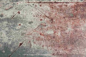 DIMEX | Vliesová fototapeta Stará malovaná zeď MS-5-2412 | 375 x 250 cm | červená, šedá