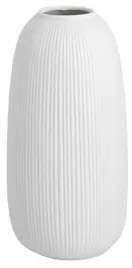 Keramická váza Aby Stripes White Tall 26 cm Storefactory Scandinavia