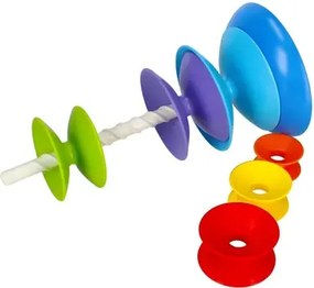 BAM BAM Navlékací pyramida 35 cm / od 6 měsíců / plast
