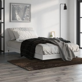 Rám postele šedý sonoma 90 x 200 cm kompozitní dřevo - Default Title