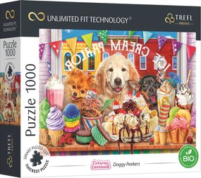 Puzzle trefl puzzle uft cuteness overload: pejsci před cukrárnou 1000 dílků