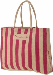 Nákupní taška z juty Bergamo Pink Bloomingville