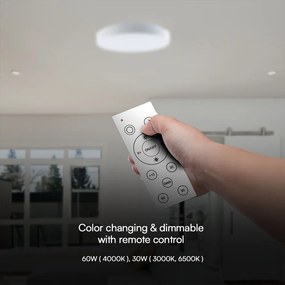 LED Solution Bílé LED stropní svítidlo kulaté 495mm 30/60W CCT s DO 23590