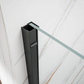Gelco Spirit Black sprchové dveře do niky 100 x 200 cm posuvné černá čiré sklo GI1010B