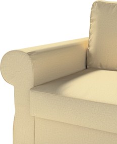 Potah na pohovku IKEA Backabro 2-místná, rozkládací barva béžová látka lesklé, pletený vzor