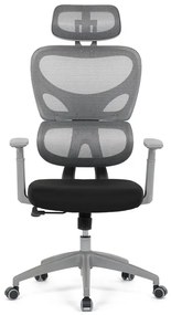 Autronic Kancelářská židle KA-K2081 Barva opěráku: Šedá