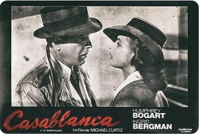 Plechová cedule Casablanca Velikost: A5 (20 x 15 cm)