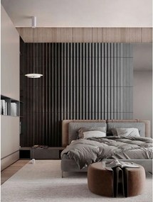 Matně bílá hliníková LED stmívatelná stojací lampa (výška 330 cm) Olos – Nova Luce