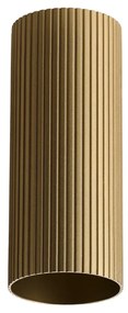 Minimalistická bodová svítidlo Lucas Ribbed Tube 30 zlatá