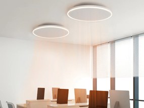 Stropní infrapanel CEILING LED DESIGN 750W | Výhřevnost 13.6 m2 | Průměr 60 cm | LED světlo | Bezdrátový termostat