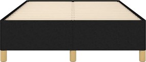 Rám postele bez matrací černá 120x190 cm textil 3269640