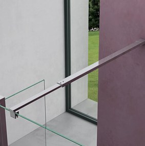 design sprchový kout WALK-IN box BREMEN - Chrome SIDE 50-160cm