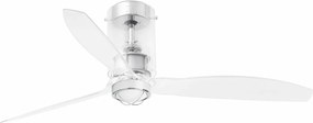 FARO 33393WW-9X VÝPRODEJ VZORKU - Stropní ventilátor MINI TUBE FAN Ø128cm sklo / plast 16W 3000K WIZ - FARO