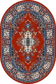 Orientální kusový koberec oválný STANDARD FATIMA S - rubin - 120x170cm