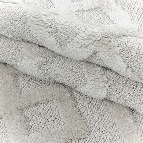 Ayyildiz, Kusový koberec Pisa 4708 Cream kruh, 200x200 (průměr) kruh, bílá, ložnice