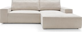 Rohová rozkládací sedací souprava do L FARO, 267 cm, s úložným prostorem Roh pohovky: Levý roh, Barva látky: Grafit (Poso 34)