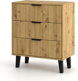 Komoda Borg Duo 3Š dub artisan