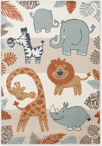 Hanse Home, Dětský koberec Adventures 106409 Cream Multicolor, 120x170, vícebarevná, dětský pokoj