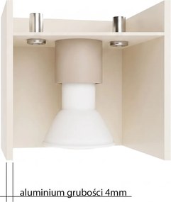 Sollux Lighting Stropní svítidlo QUAD 1 taupe