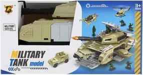 TEDDIES Tank s doplňky 13x25 cm / Plast / Na volný chod / od 3 let
