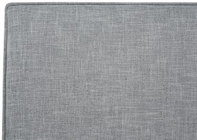 Postel šedá čalouněná, 140x200 cm, SENNEZ Beliani