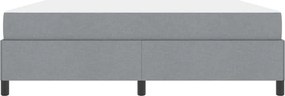 Postel s boxspringem Světle šedá 180 x 200 cm textil 3398878
