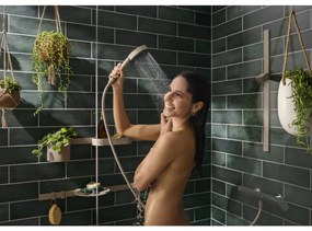 Hansgrohe Pulsify Planet Edition - Ruční sprcha 105 3jet Relaxation EcoSmart+ Select, sand (recyklováno) 26077210