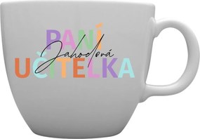 Personalizovaný MEGA XXL keramický hrnek 1 000 ml pro paní učitelku/pana učitele