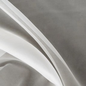 Krémová záclona na pásce LUCY 140x300 cm